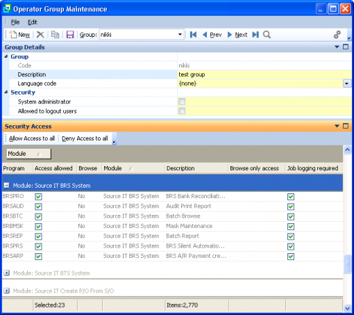Initialise the BRS System | Source IT